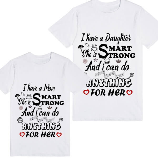 Adorable Mother And Daughter Matching T Shirts Online India