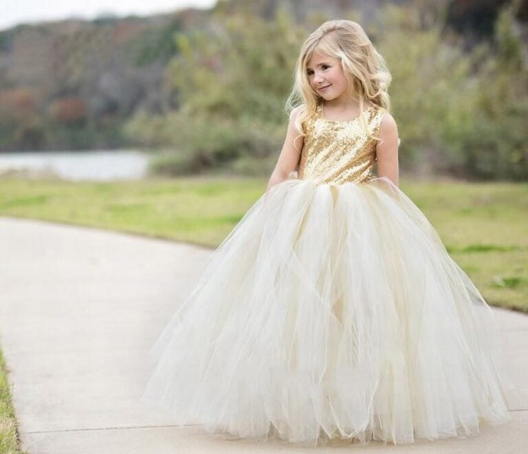 Stylish Sequin Dresses for Kids Birthday Party - Dress India