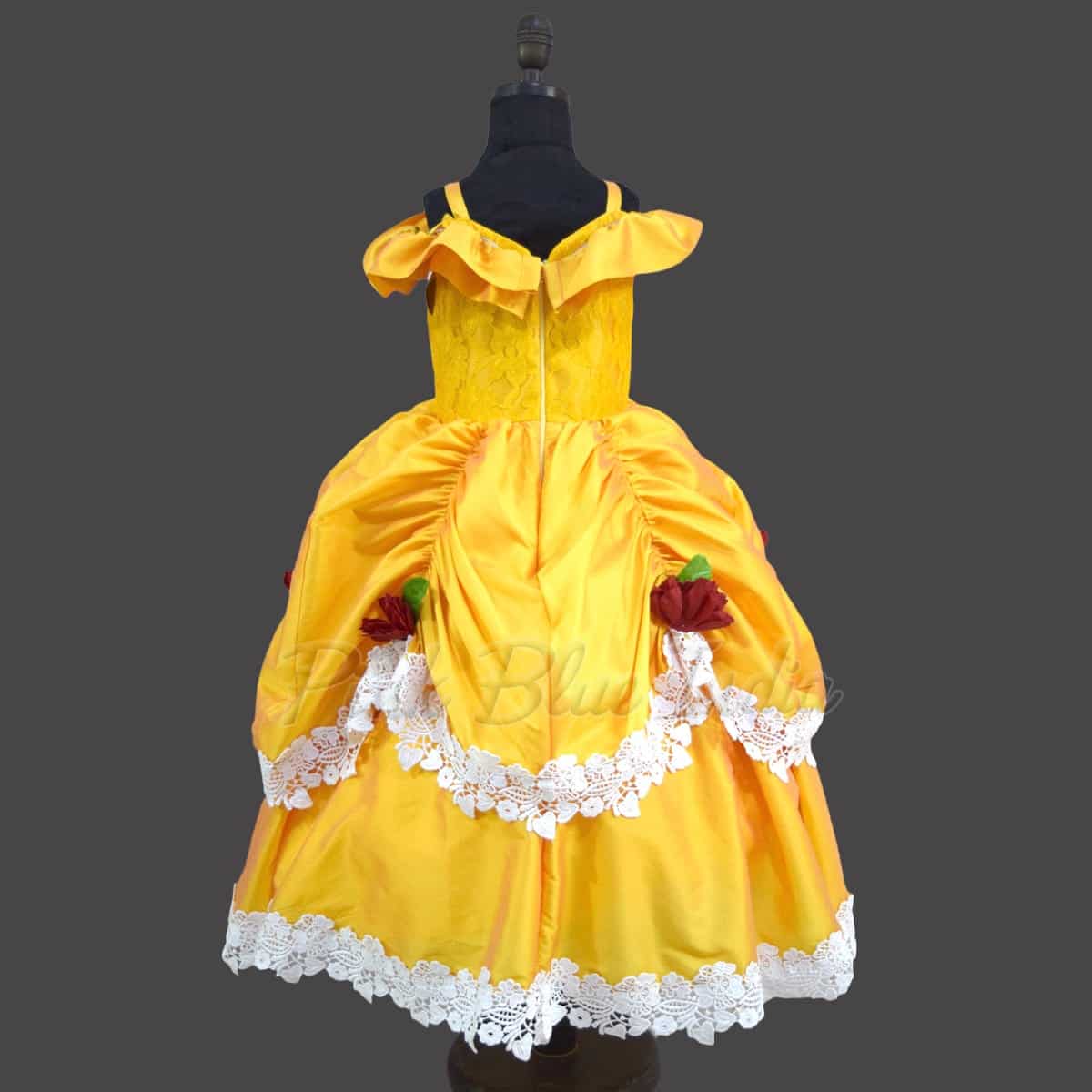 Belle Princess Birthday Party Dress for Girl